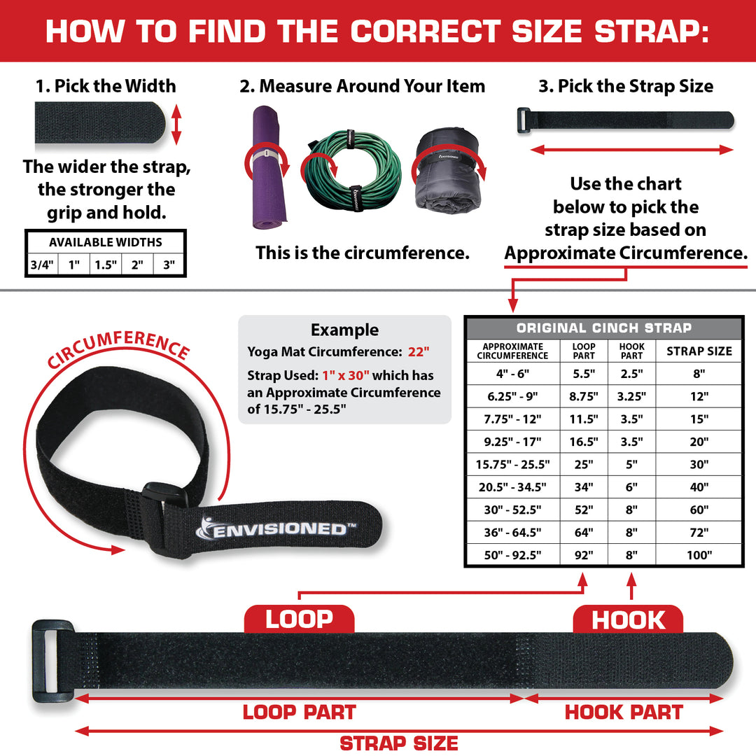 Reusable Cinch Straps – Envisioned Enterprises, Inc